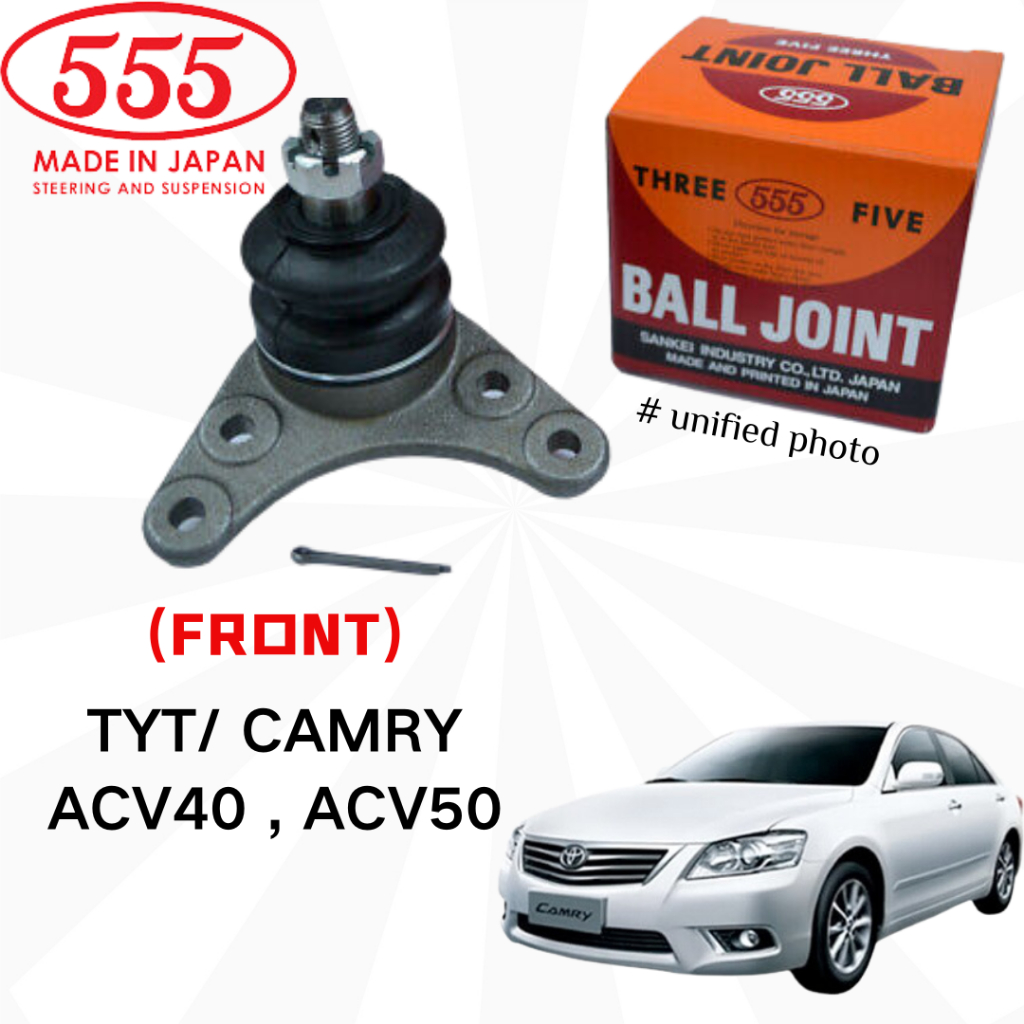 TOYOTA CAMRY ACV40 , ACV50 555 JAPAN BRAND BALL JOINT (SET 2PCS) (LOWER ...