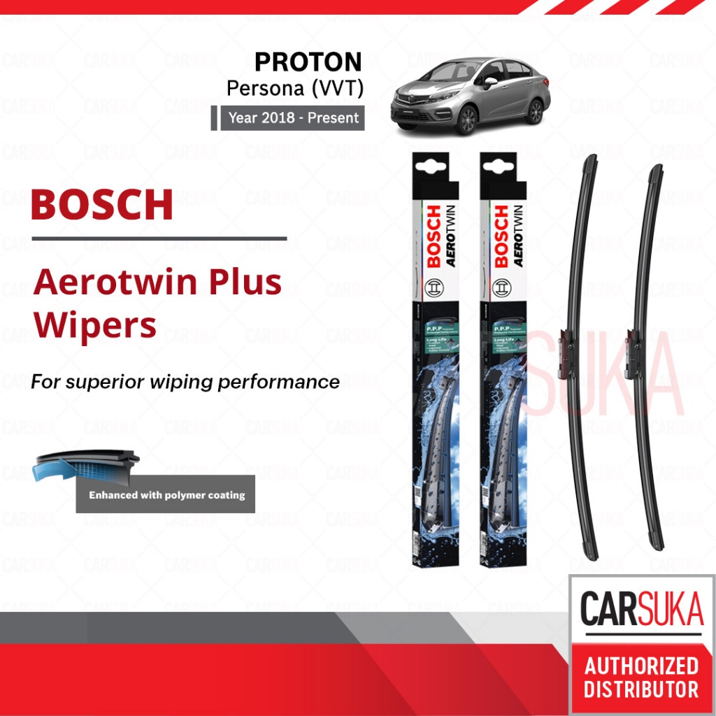 Bosch Aerotwin Plus Multi Clip Wiper Set for Proton Persona VVT (24"/16 ...