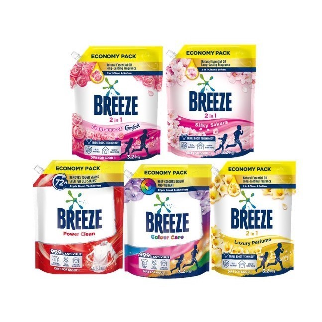 Breeze Detergent Liquid Big Refill 3.4KG/3.2KG | Shopee Malaysia