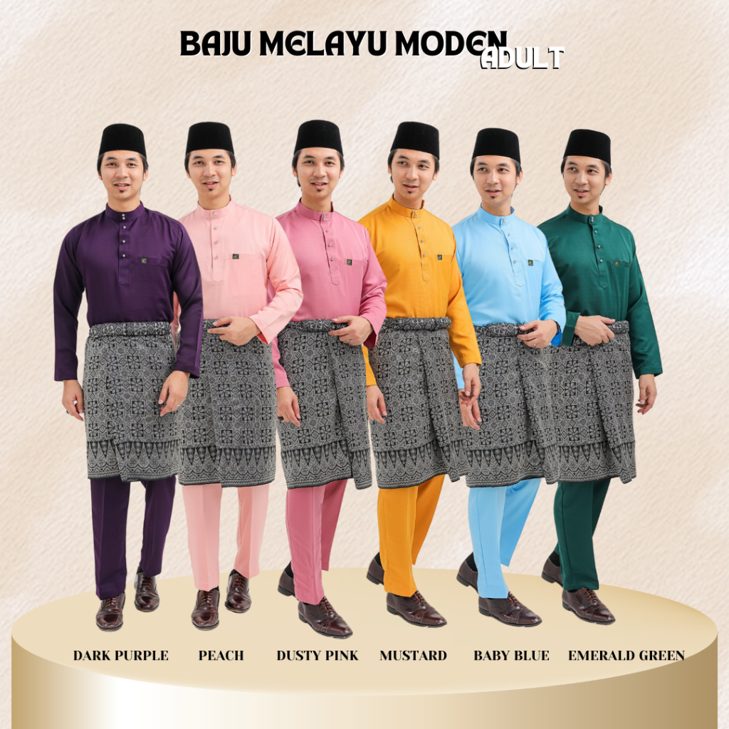 MOFF BAJU MELAYU Sakura Moden Baju Melayu | BAJU MELAYU DEWASA | Shopee Malaysia
