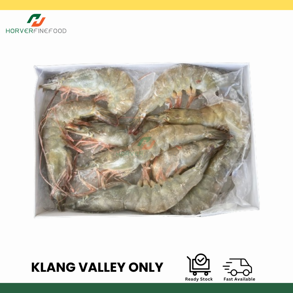 [Frozen] Sabah Raw Vannamei Prawn HOSO 16/20 500GM (±10PCS) 南美白虾 [KLANG ...