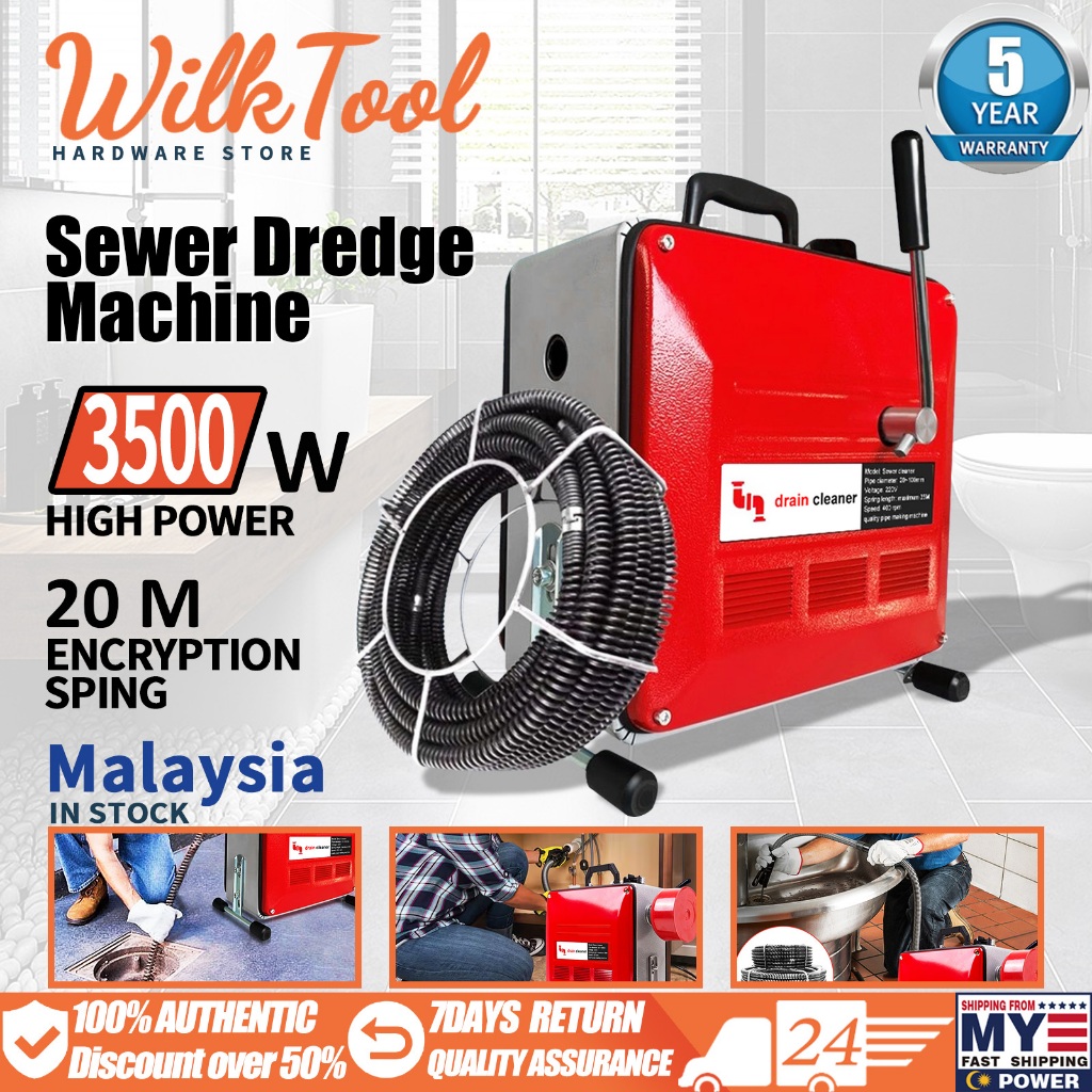 WilkTOOL' Type 150 Sewer Dredge Machine Sink Floor Drain Toilet ...