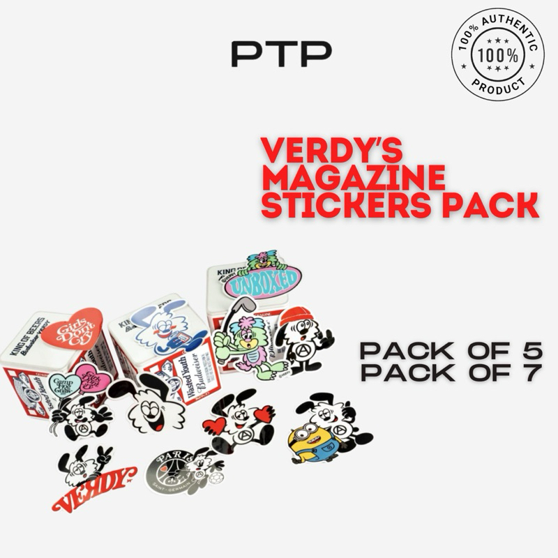 Verdy’s Magazine Stickers Pack | Shopee Malaysia