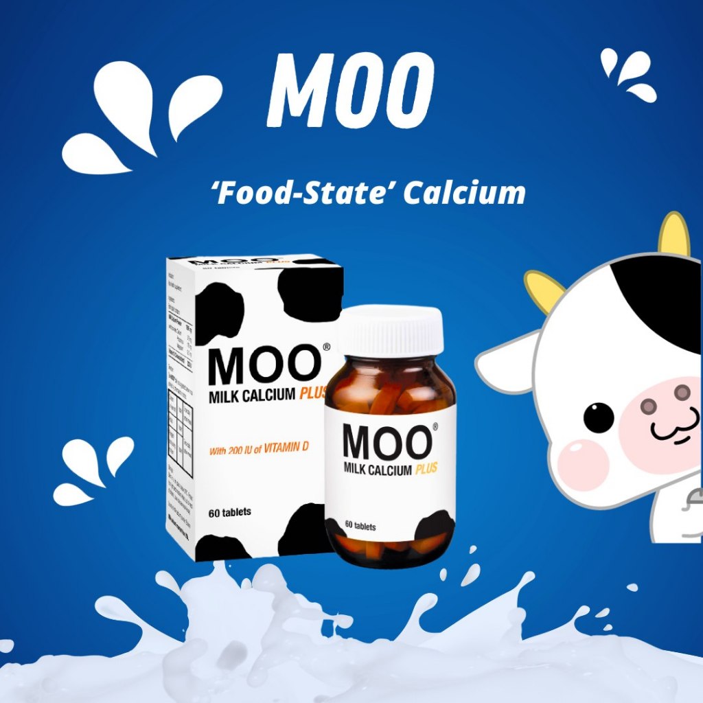 Moo Milk Calcium Plus With Vit D (30tablets) | Shopee Malaysia