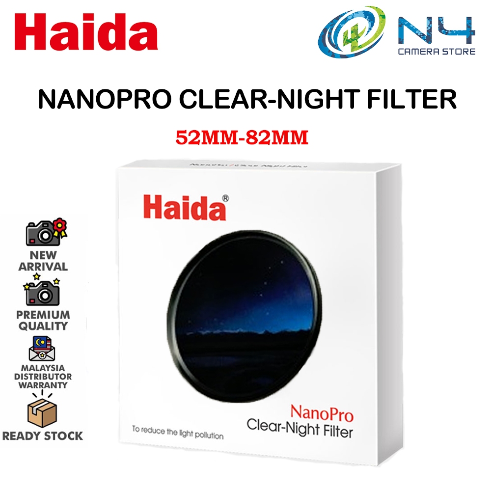 Haida Clear-Night NanoPro Filter Optical Glass Enhances Visibility ...
