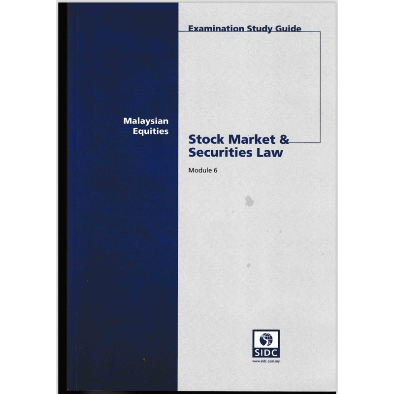 SIDC Module 6&7 Textbooks | Shopee Malaysia