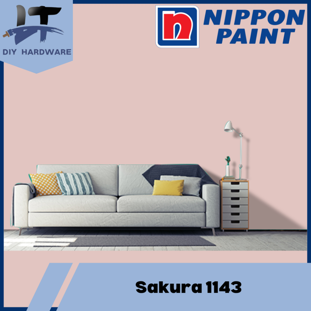 1L / 5L Nippon Paint Platone High Gloss Sakura 1143 Cat Minyak（For Wood ...