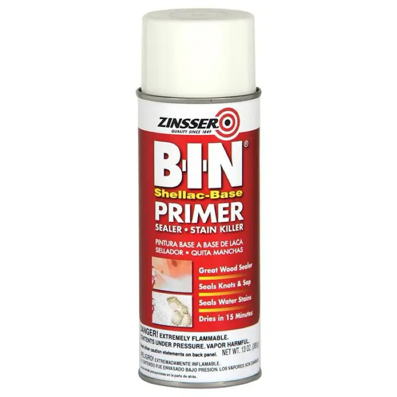 Zinsser Shellac Base Primer Ultimate Stain Blocker 369g | Shopee Malaysia