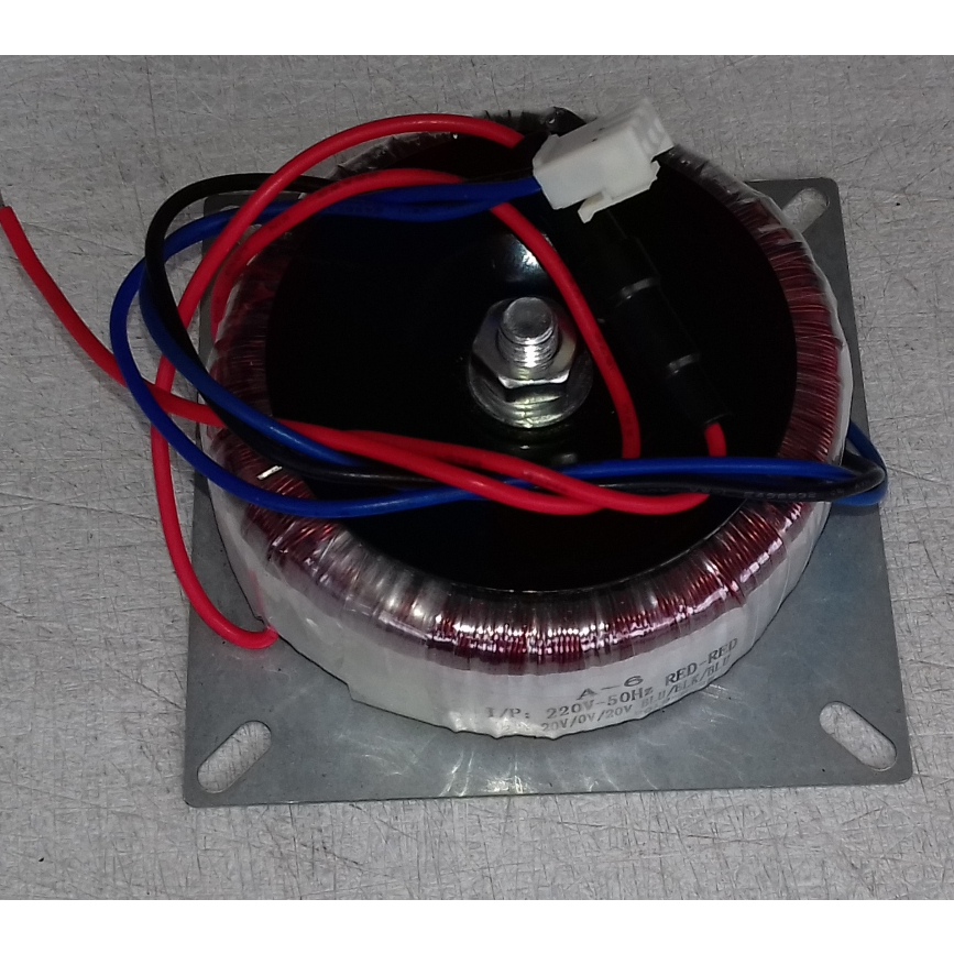 STEP DOWN TRANSFORMER OUTPUT 20-0-20VAC 50HZ 100W AV-299BT TOROIDAL ...