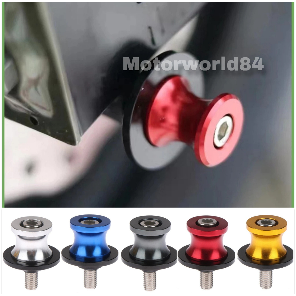 BOBBINS SWING ARM SPOOLS MOTORCYCLE M6 YAMAHA R15 MT15 R15M MT07 MT09 ...