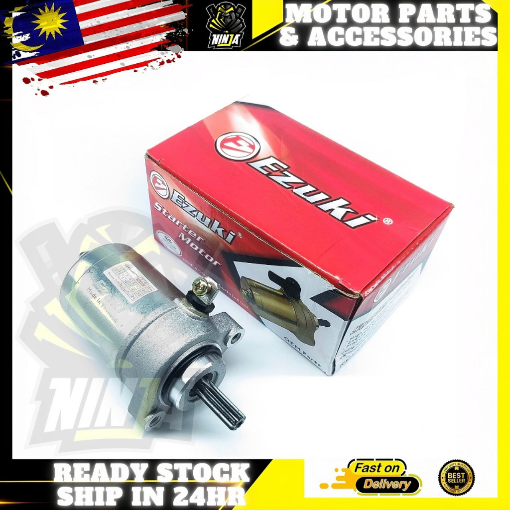YAMAHA SRL115 CARB/SRL115-FI/LC135 NEW 5S 5SPEED [EZUKI] STARTER MOTOR ...