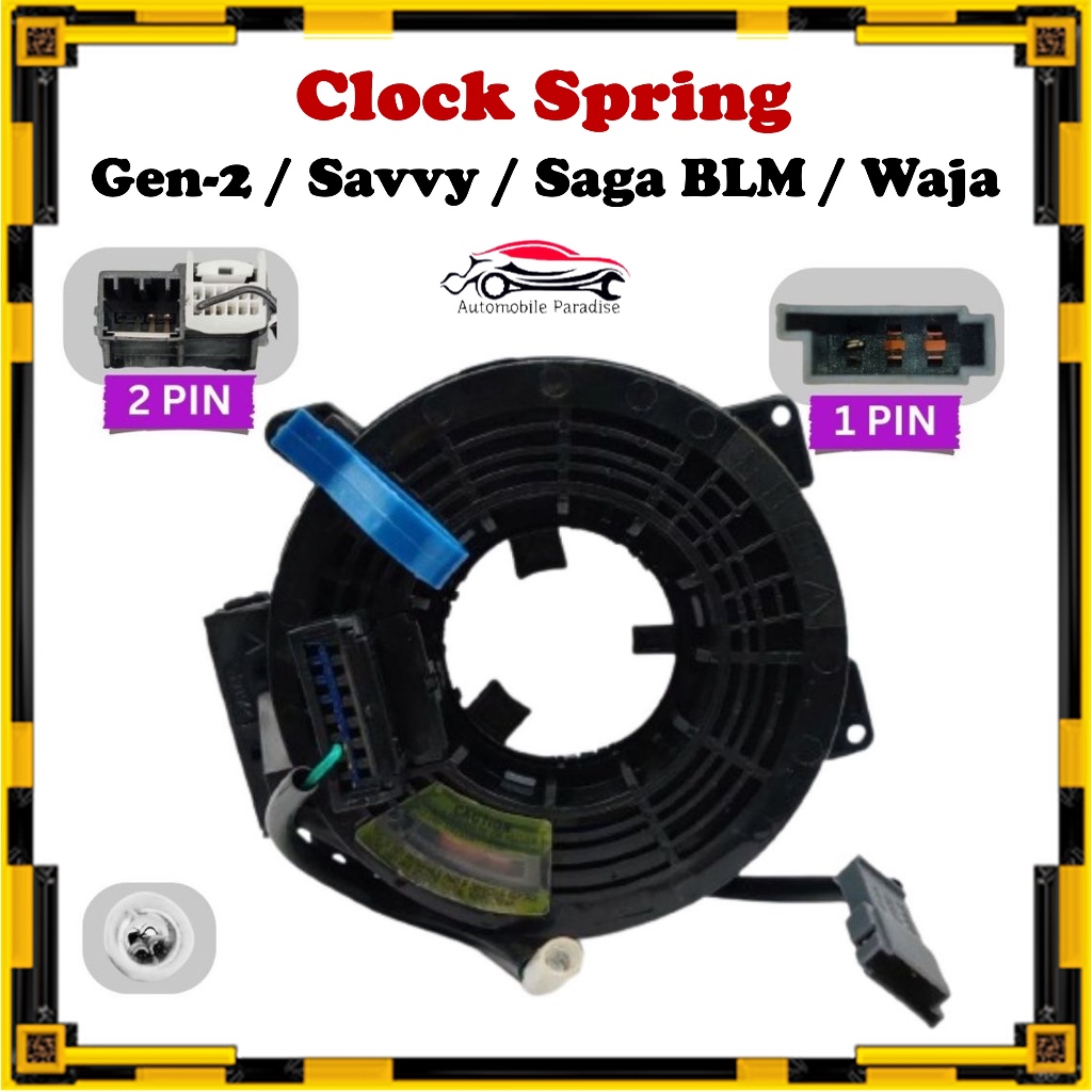 Proton Saga BLM / Gen-2 / Savvy / Waja - Airbag Spiral Cable / Clock ...