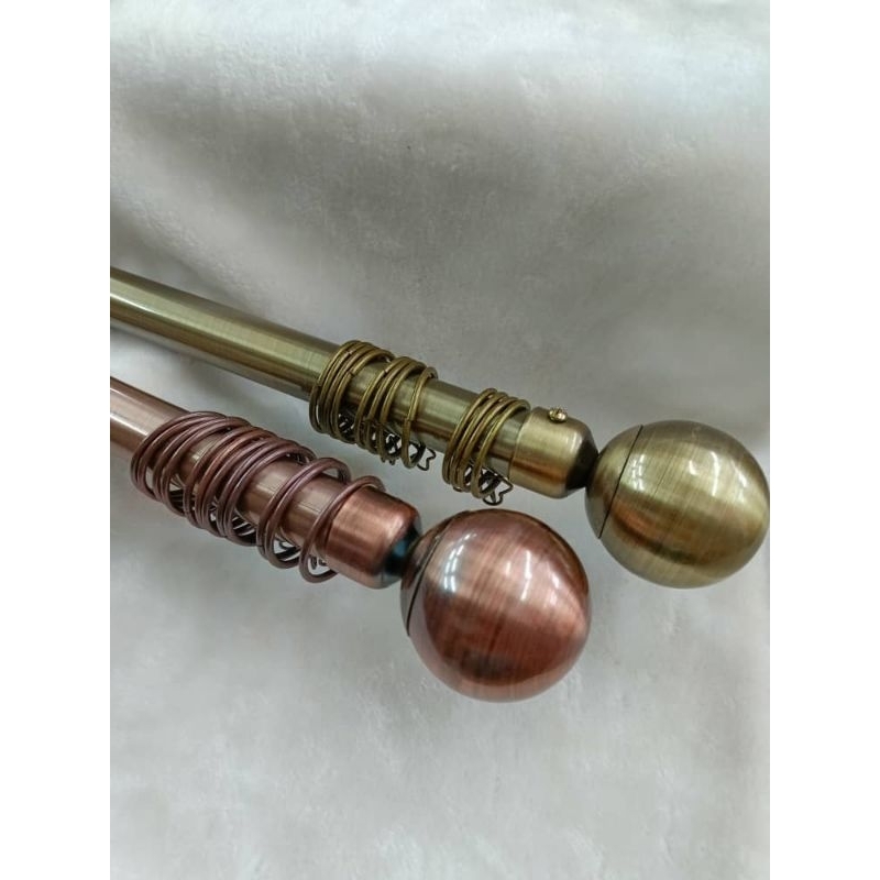 langsir besi curtain rod extendable curtain rod set adjustable durable ...