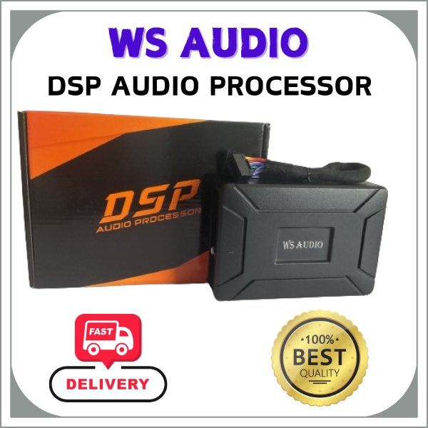 WS AUDIO CAR ANDROID DSP AUDIO PROCESSOR PLUG AND PLAY 4 CHANNEL POWER ...
