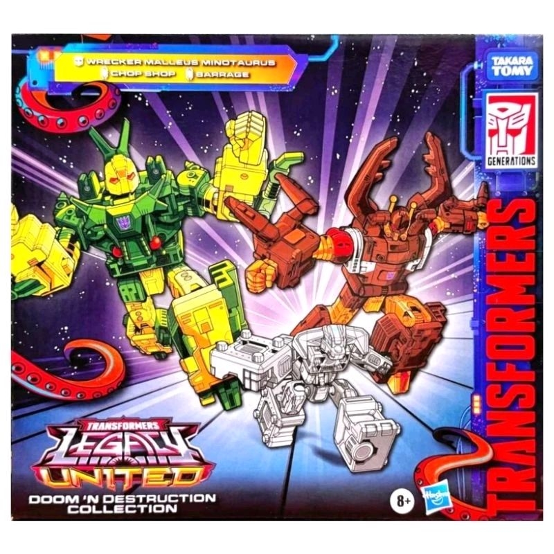 Transformers Legacy United Chop Shop Barrage Micromaster Wrecker ...