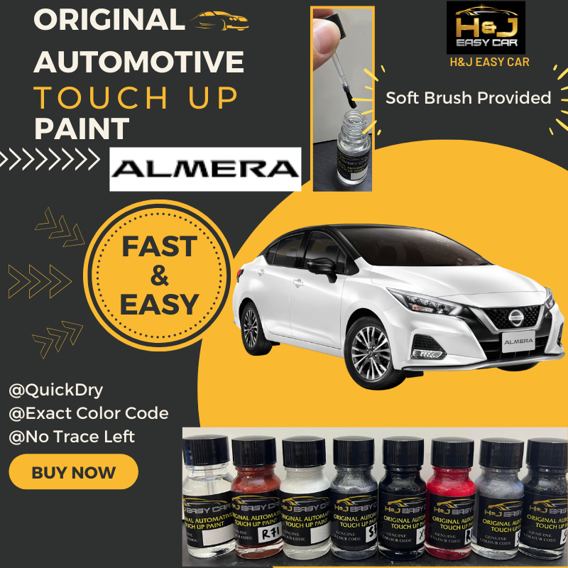 NISSAN ALMERA Automotive Original COLOR CODE Touch Up Paint 10ML ...