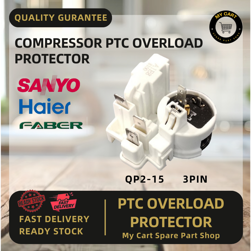 SANYO HAIER FABER Fridge Compressor PTC Overload Protector/Pelindung ...