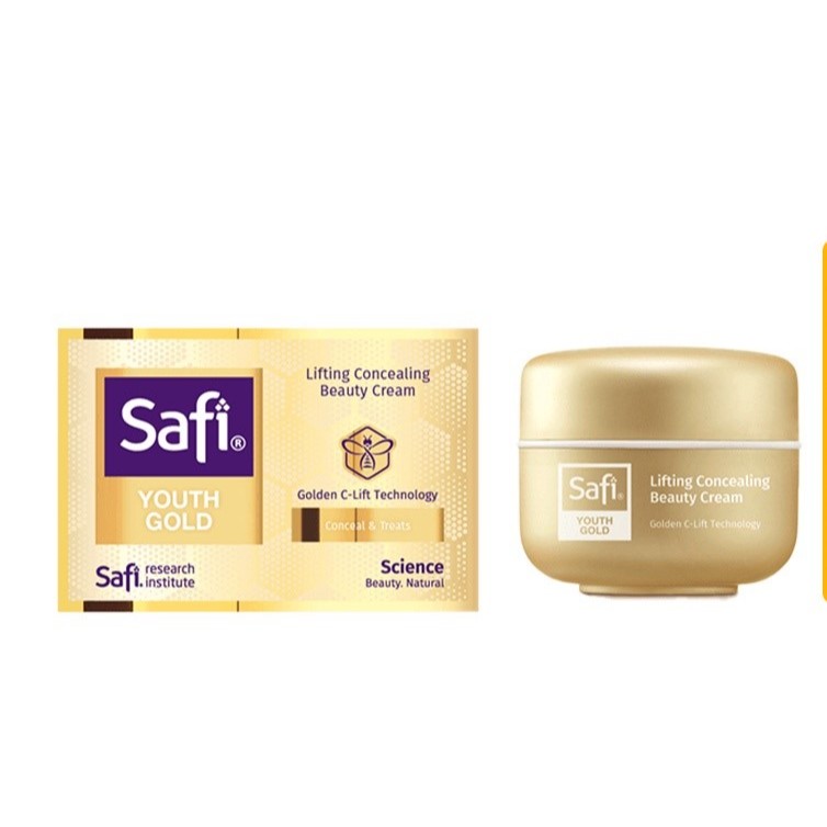 SAFI YOUTH GOLD LIFTING CONCEALING BEAUTY CREAM (RANIA) 16GM | Shopee ...