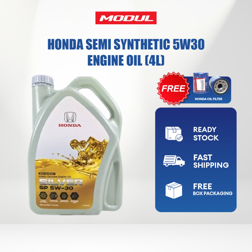 HONDA SEMI SYNTHETIC 5W30 ENGINE OIL (4L) | Shopee Malaysia