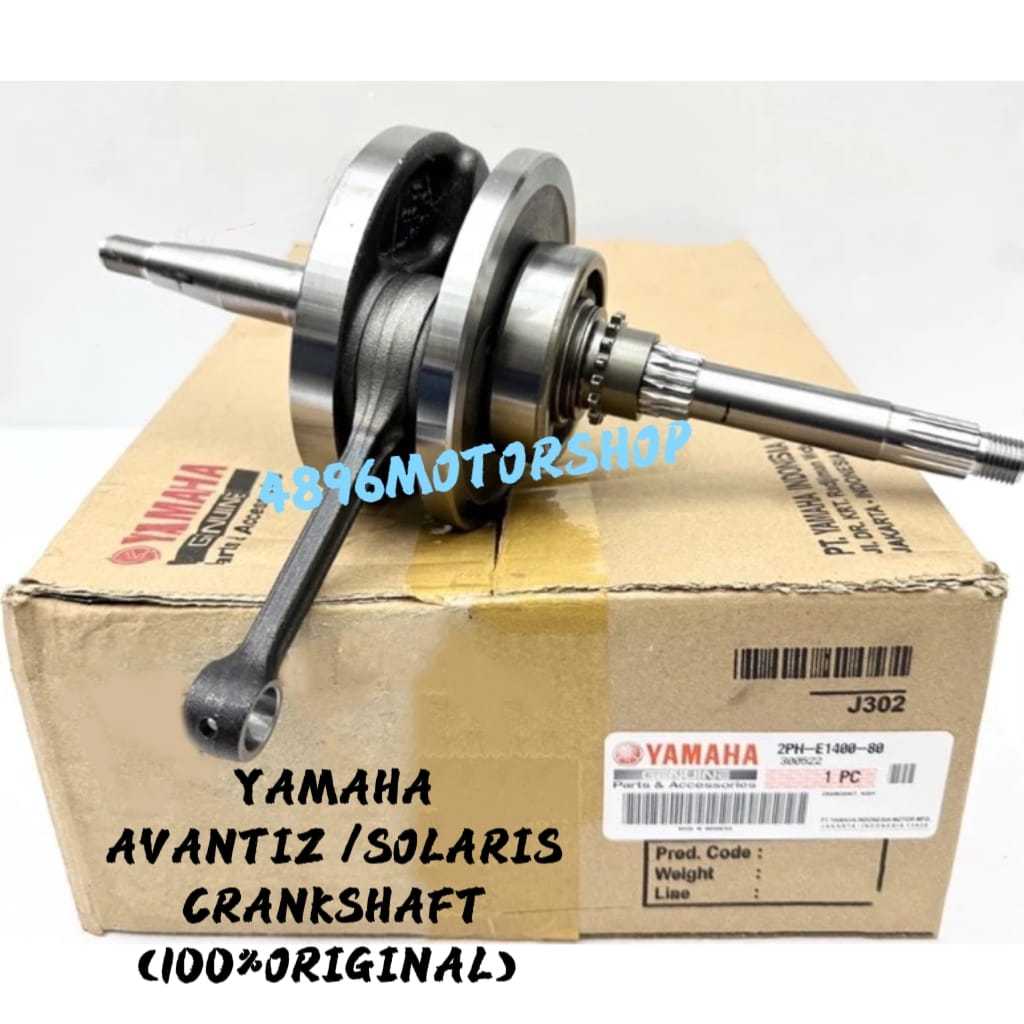 YAMAHA EGO AVANTIZ SOLARIS CRANKSHAFT CRANK SHAFT GRANSAP ASSY ( 100% ORIGINAL YAMAHA / TOBAKI ...