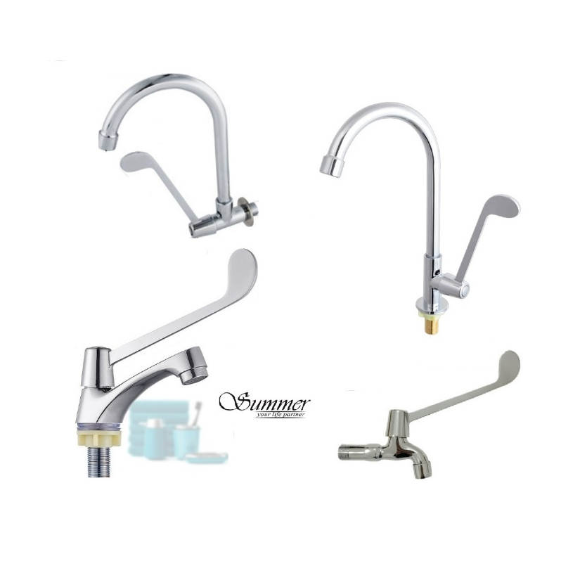 Medical Hospital Brass Basin Tap Wall Tap Wall Kitchen Tap Stand ...
