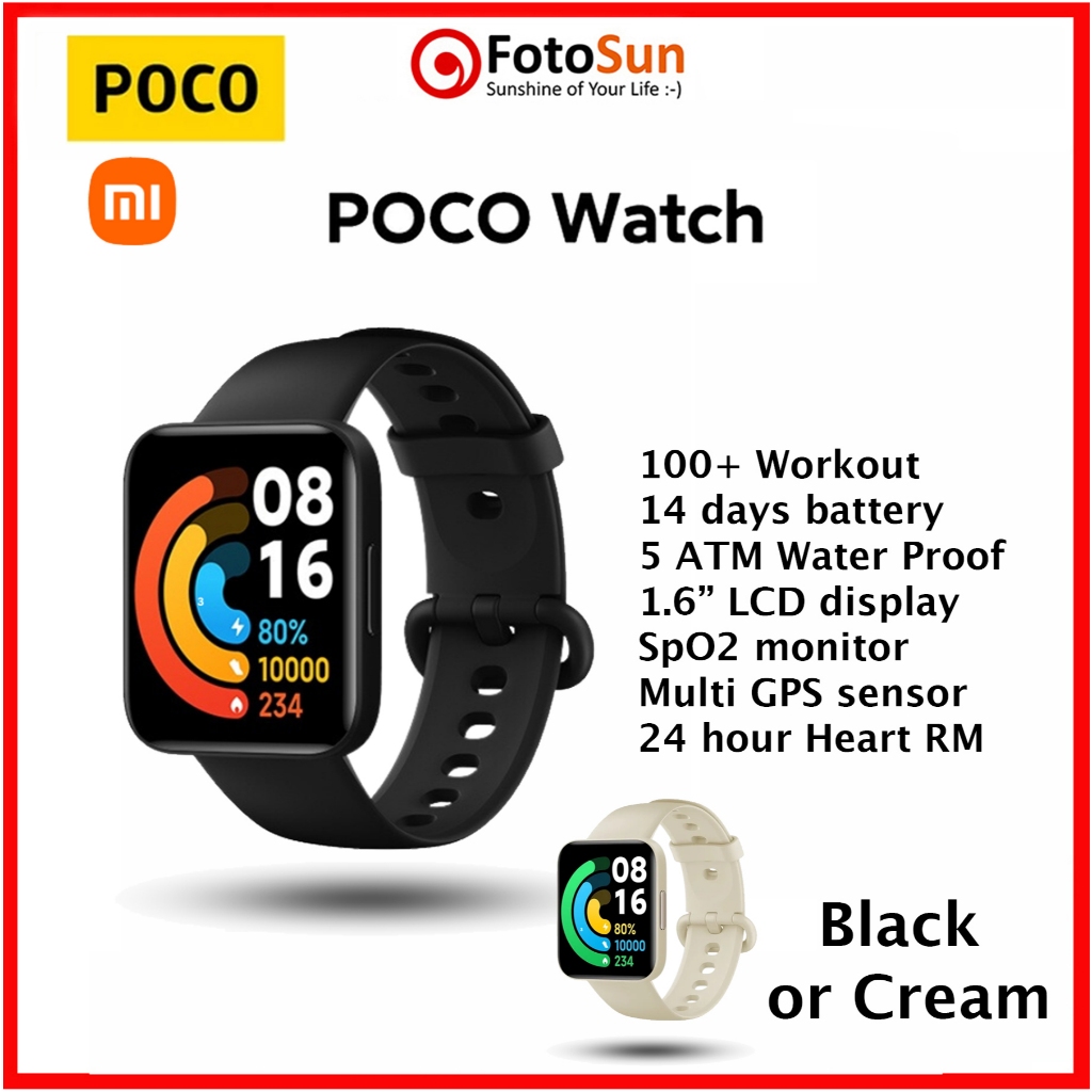 POCO Watch by Xiaomi GPS smartwatch waterpoof | Shopee Malaysia