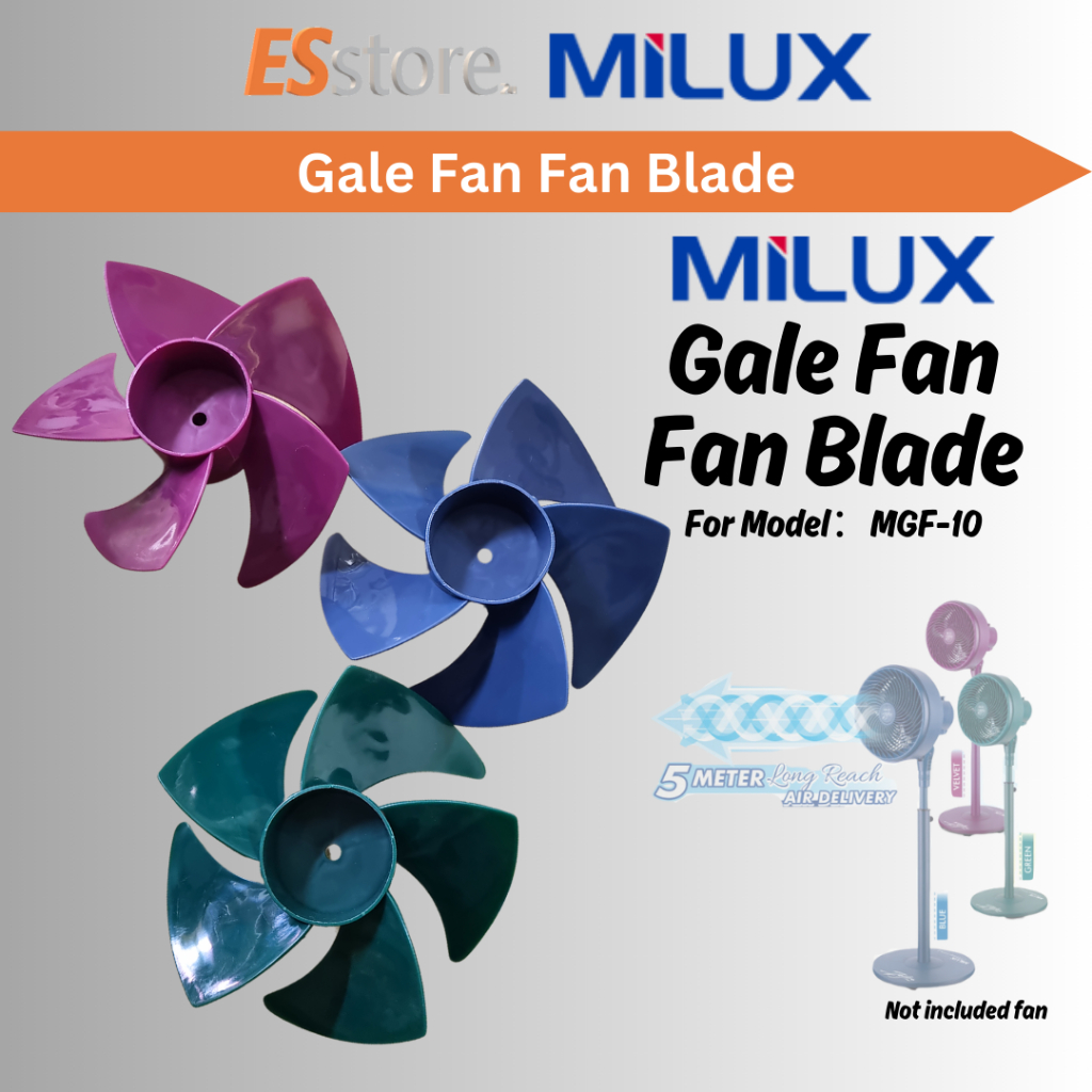 MILUX Gale Fan Fan Blade For Model MGF-10 | Shopee Malaysia
