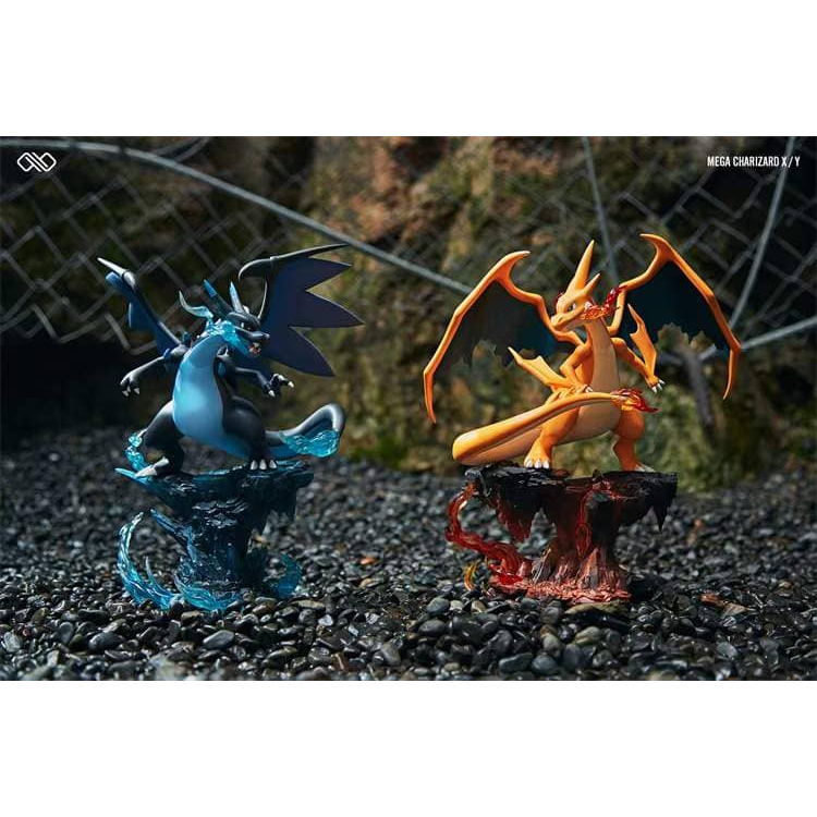 Infinite Studio - Pokemon - Charizard X & Charizard Y Resin Statue GK ...