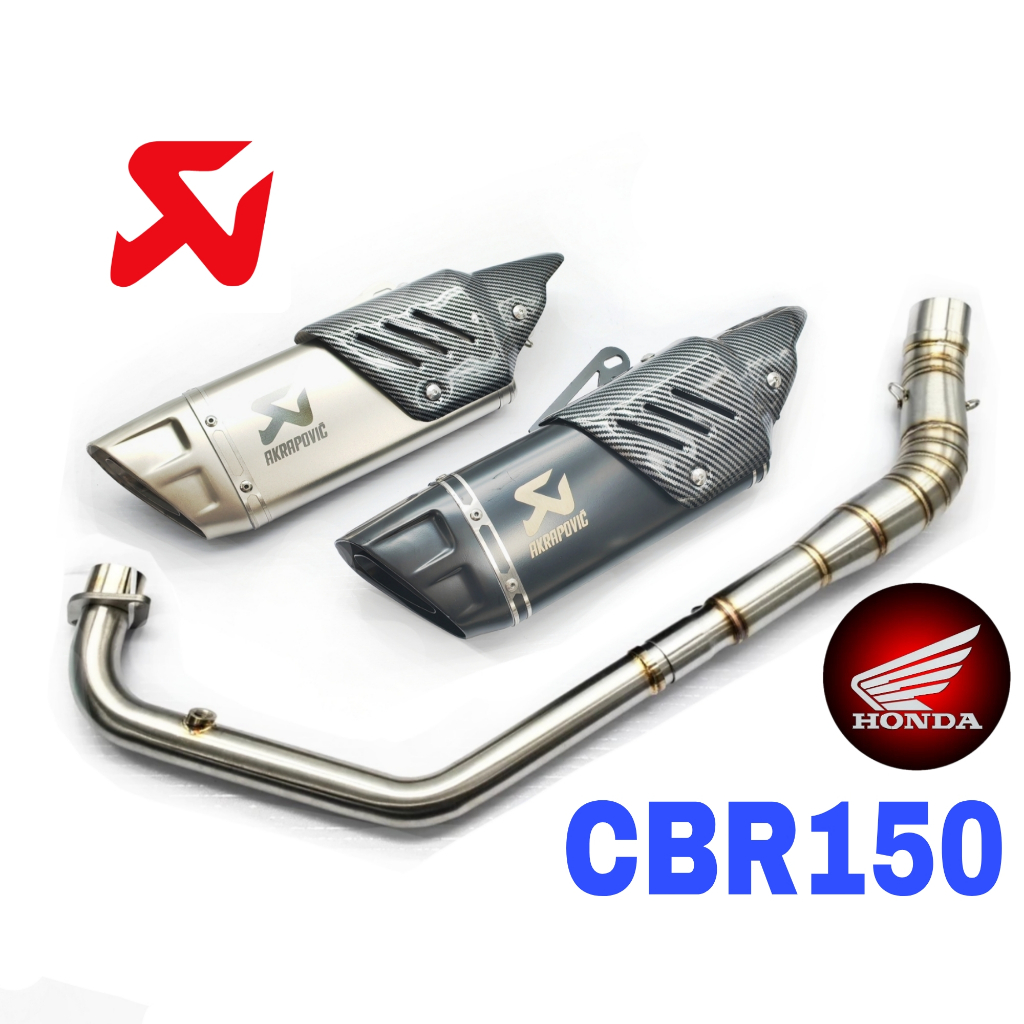 Akrapovic Exhaust Honda CBR150R 2021 R1M Full System Piping Stainless ...