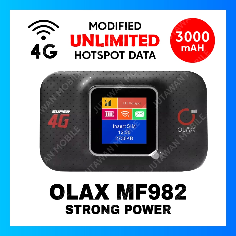 Modem Wifi OLAX Portable Wireless Modified Bypass Battery with 3000 Mah ...