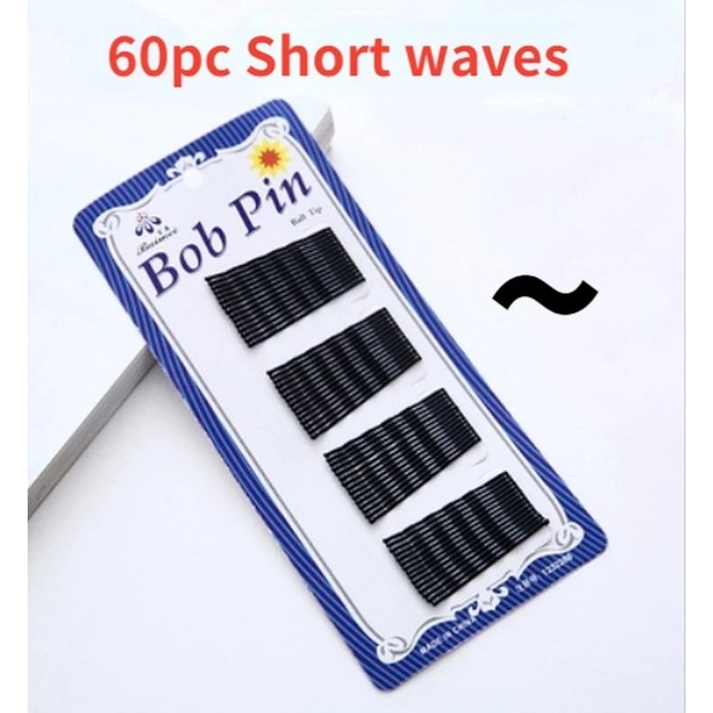 Bob Pin Black Hair Pin (4cm / 5.5cm) | Shopee Malaysia
