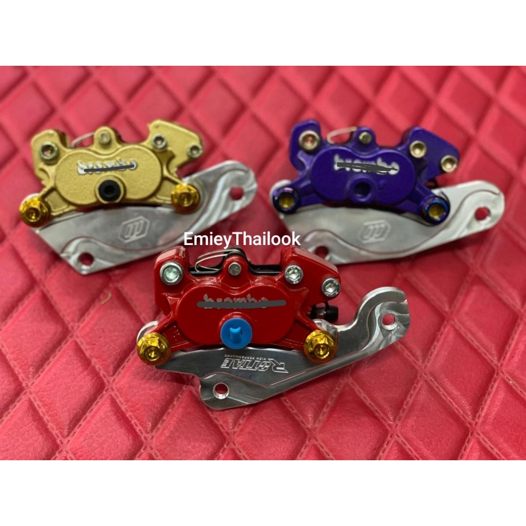 🔥CALIPER BRAKE/BREK 4POT WAVE 125/LC 4S DEPAN BREMB0 THAILOOK🔥 THAILAND ...