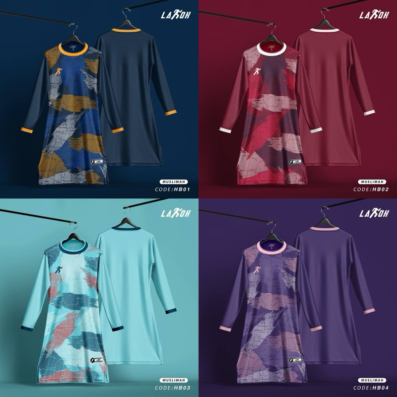 🔥NEW DESIGN BRAND LAKOH SPORT(MUSLIMAH)🔥JERSI SUKAN/JERSI TEAM/JERSI ...