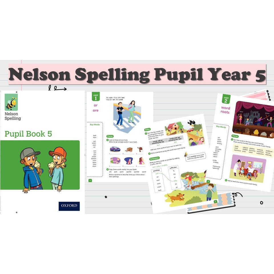 [PRE427] 68 pages Nelson Spelling Pupil Book 5 Year 5 Workbook ...