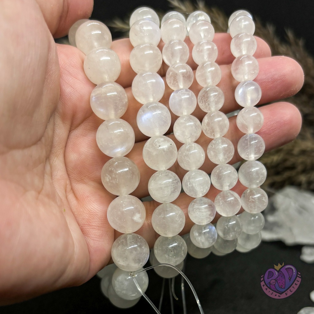 Moonstone Crystal Bracelet (blue sheen) | Shopee Malaysia
