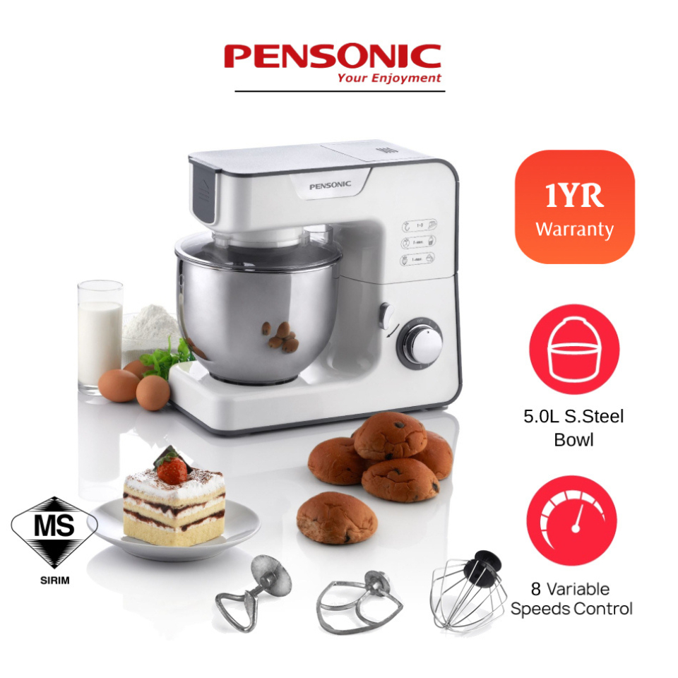 Pensonic 1000W Stand Mixer with 5L Bowl | PM-6001 (Blender Grinder Food ...