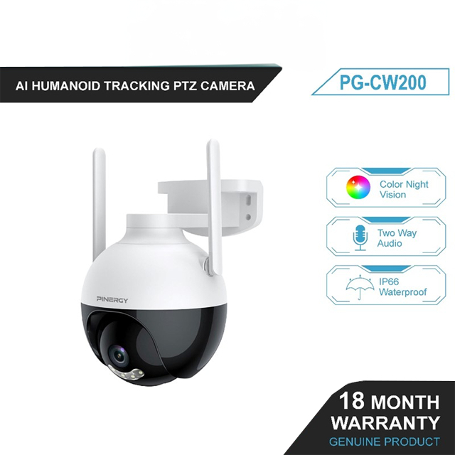 [Shopee Choice] PINERGY CW200 1080P FHD CCTV WiFi Camera with PTZ, IP66 ...