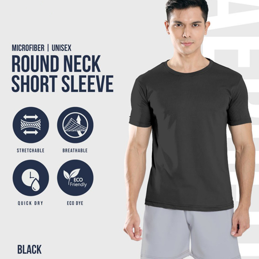 [Shopee Choice] MICROFIBER ROUNDNECK SHORTSLEEVE T-SHIRT (FAST-DRY/COOL ...