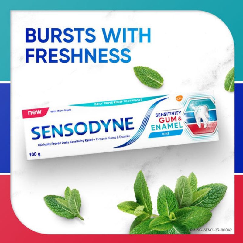 Sensodyne Sensitivity Gum & Enamel 100g (Mint) (Exp 06/2026) | Shopee Malaysia