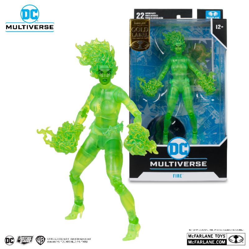 McFarlane Toys DC Multiverse 7"Inch Gold Label Fire Action Figure ...