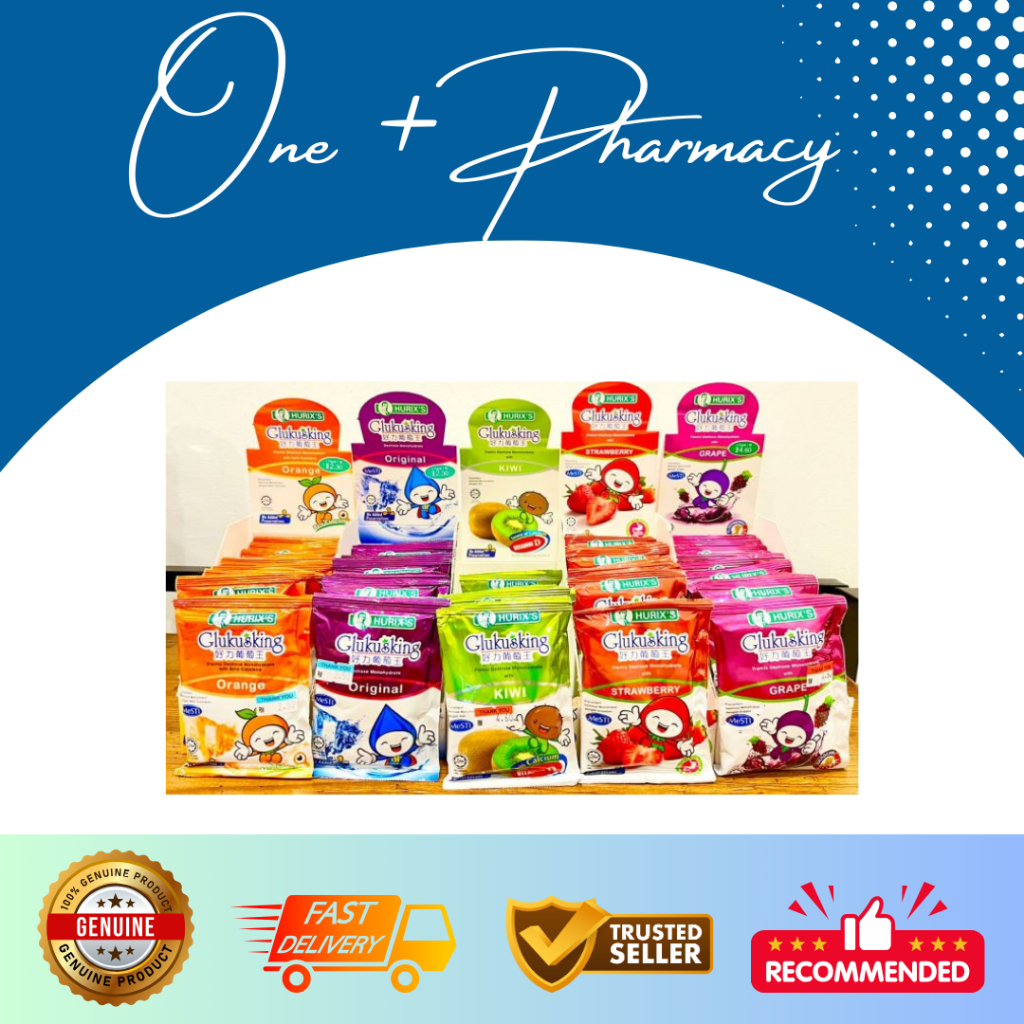 Hurix’s glukusking 25g/30g(kiwi/original/strawberry/orange/grape) 1pack | Shopee Malaysia