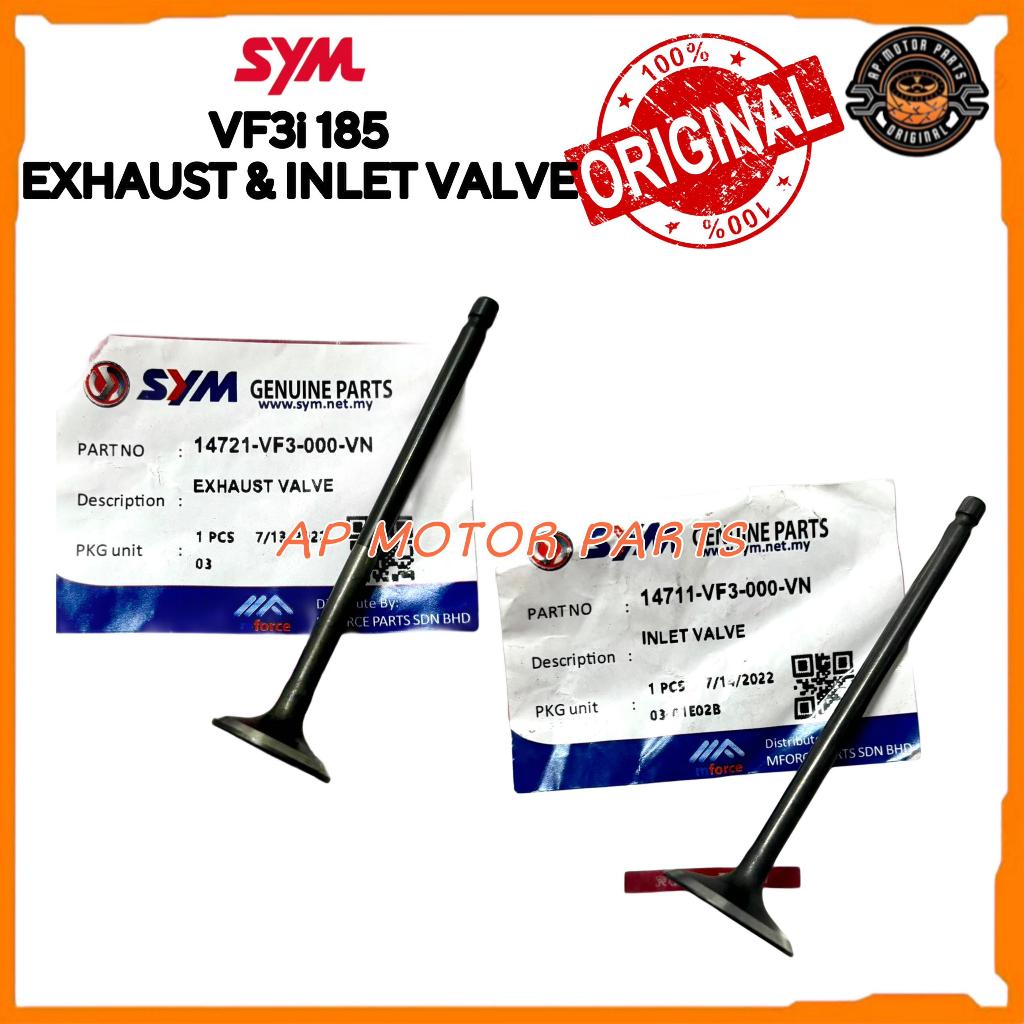 100% ORIGINAL SYM VF3i VF3i 185 EXHAUST VALVE 14721-VF3-000-VN INLET ...