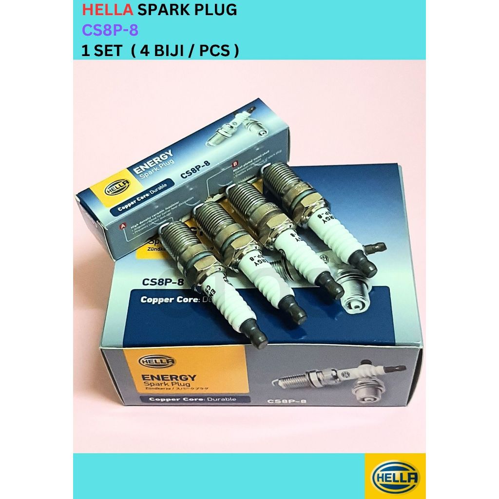HELLA Spark Plug Saga BLM FL FLX / Waja Campro / Exora CPS / Preve CPS ...