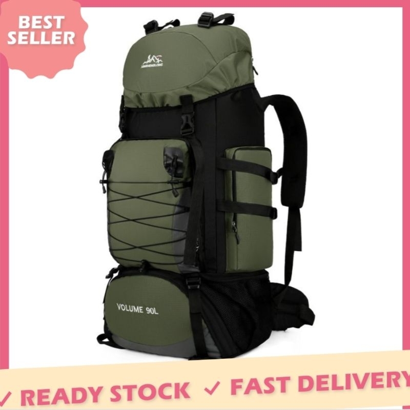 90L Beg Hiking Outdoor Backpack Travel Beg Travel Backpack Hiking Bag ...