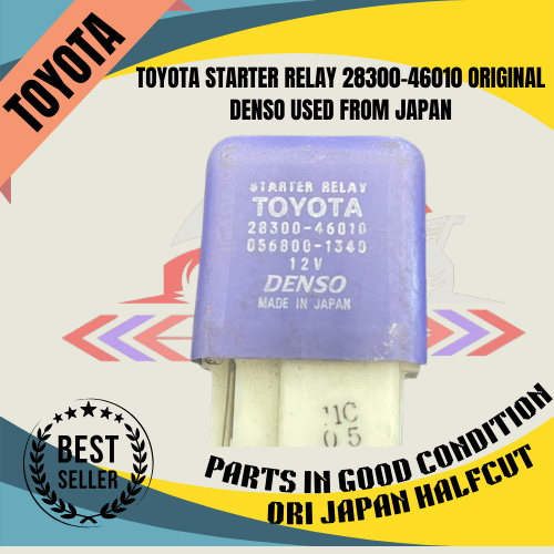 TOYOTA STARTER RELAY 28300-46010 ORIGINAL DENSO USED FROM JAPAN ...