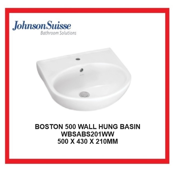 SINKI TANDAS BOSTON 500 WALL HUNG BASIN | Shopee Malaysia