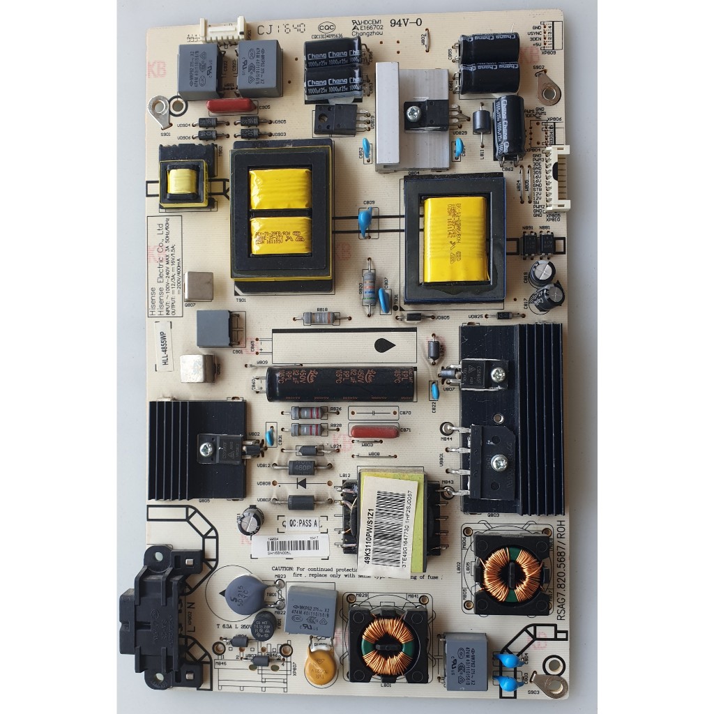 HISENSE LED TV 49'' POWER BOARD MODEL # 49K3110PW | Shopee Malaysia