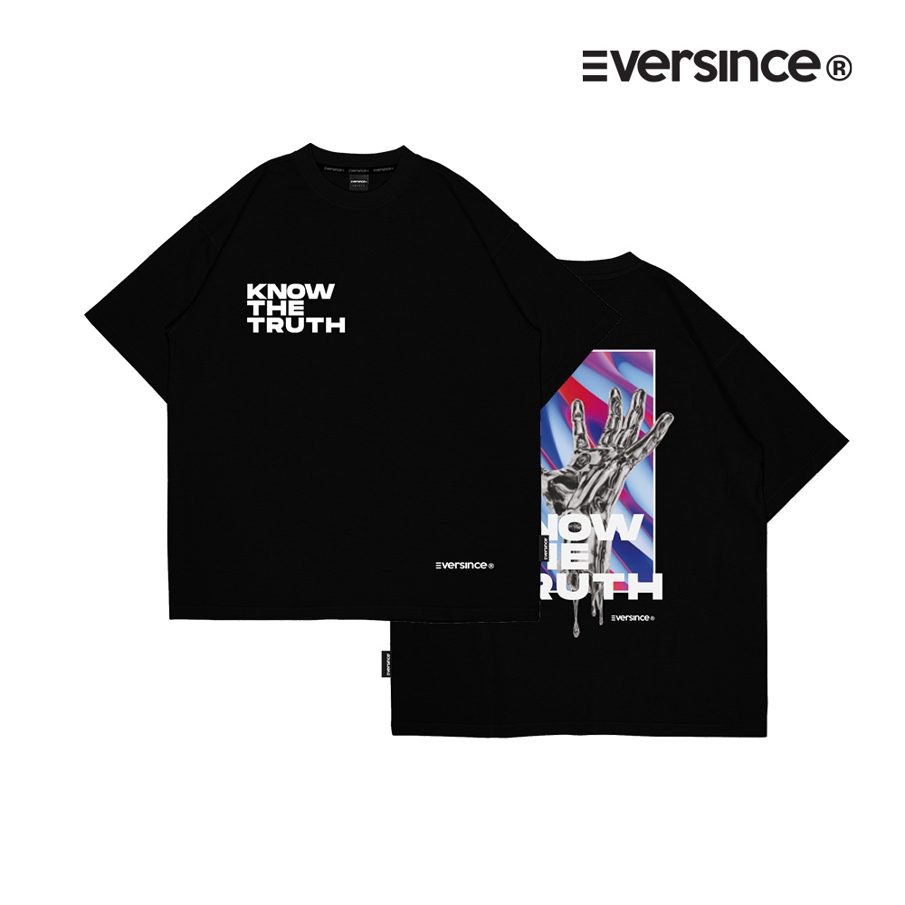 Eversince Neo Oversized Short Sleeve T-Shirt Black | Shopee Malaysia