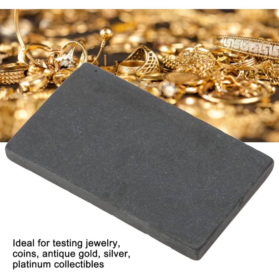 Gold Touch Stone Purity Test Stone for Gold / Batu Uji Emas (4.2cm ...