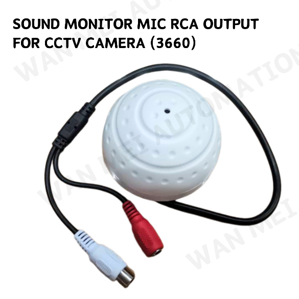 SOUND MONITOR MIC RCA OUTPUT FOR CCTV CAMERA (3660) | Shopee Malaysia